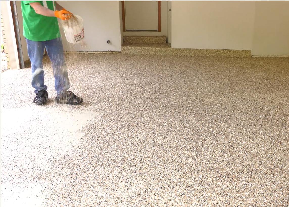 Solid Color Polyaspartic Floor Coating - Flexmar Polyaspartics